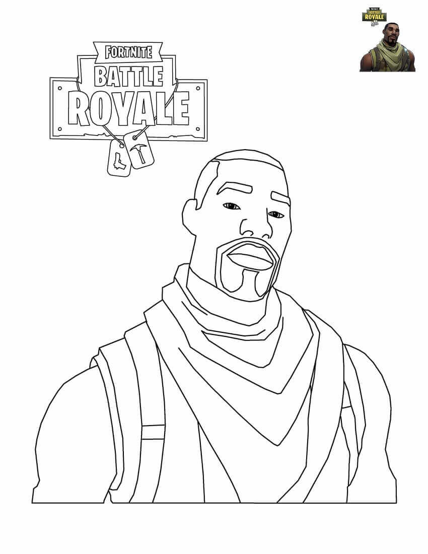 Fortnite Kleurplaat 2 - Gratis Kleurplaten Printen Of Opslaan